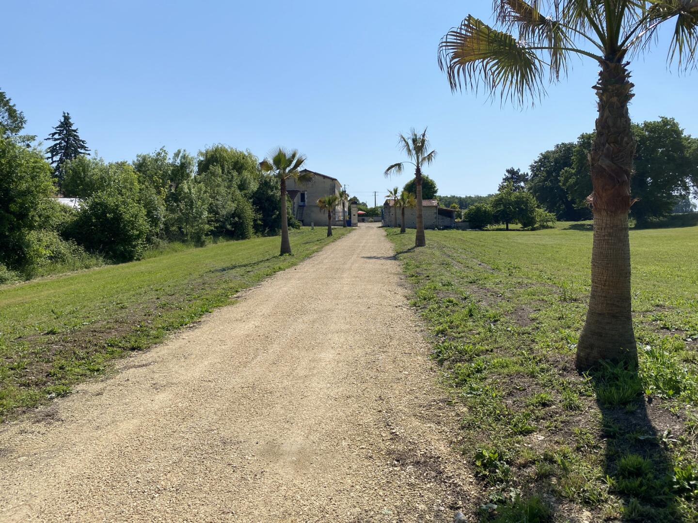 Near Cognac, renovated property with pool, grounds and independant studio.