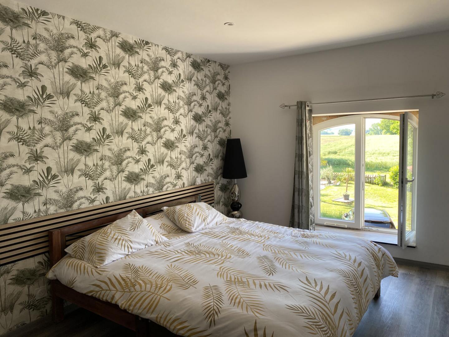 Near Cognac, renovated property with pool, grounds and independant studio.